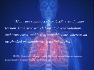 Chest USG vs CXR in Emergency Obese | PPT