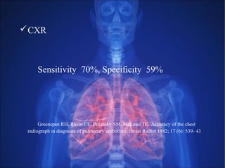 Chest USG vs CXR in Emergency Obese | PPT