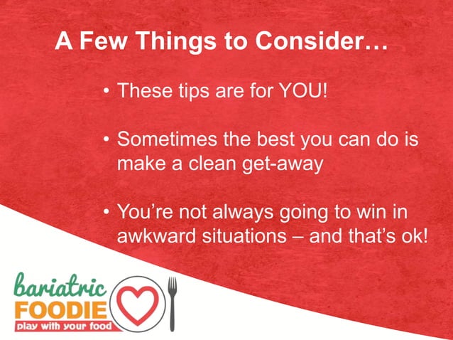 Awkward! Dealing with uncomfortable food situations & social settings ...