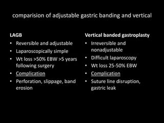 Bariatric surgery | PPTX