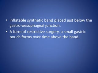 Bariatric surgery primer | PPT