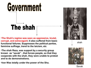 Pre-Revolution Society in Iran | PPT