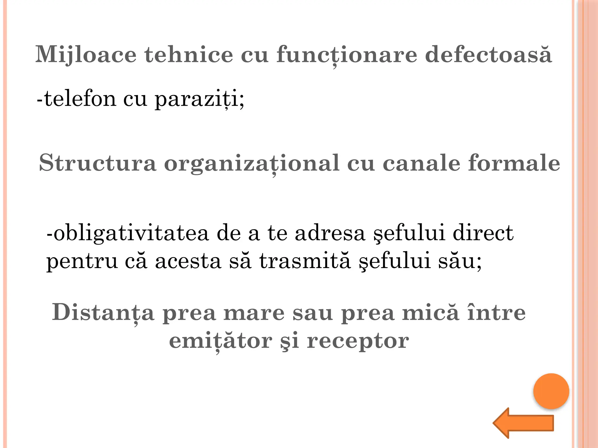 Bariere in comunicare | PPTX