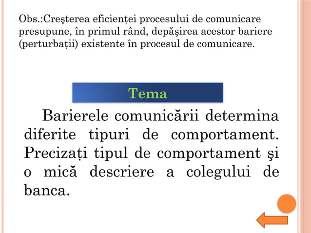 Bariere in comunicare | PPTX