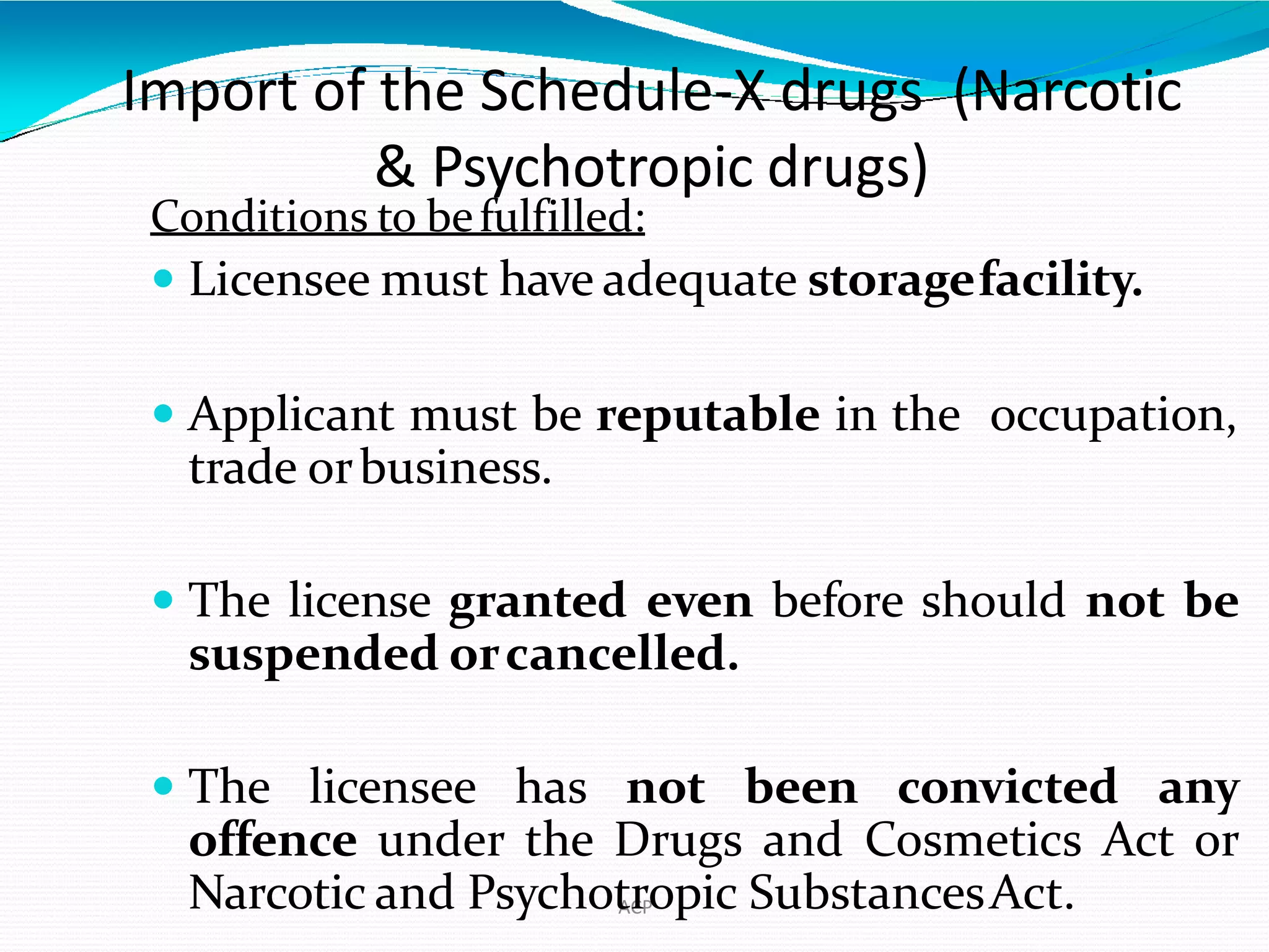 Drugs and cosmetics act 1940 and rules 1945 | PDF