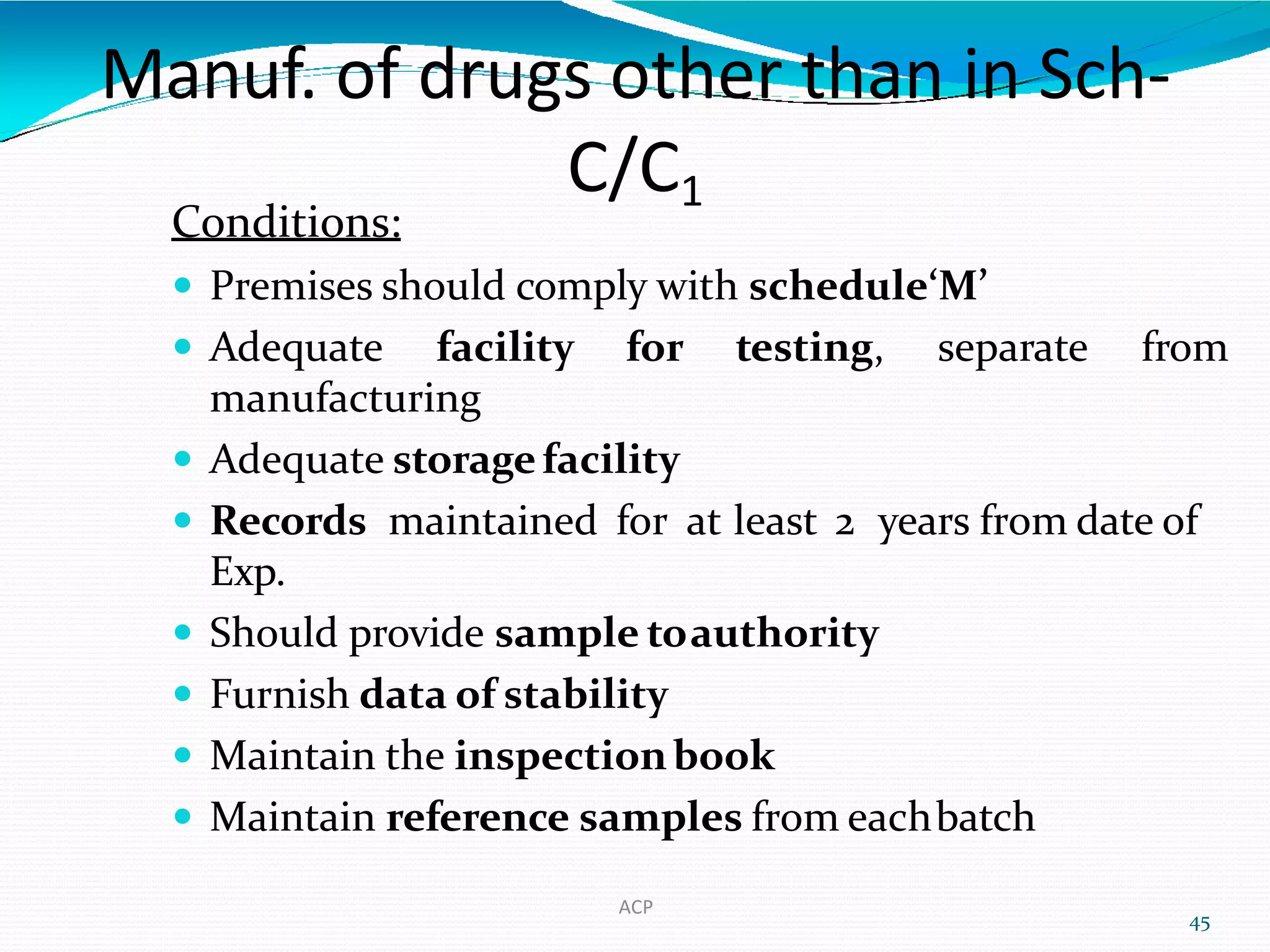 Drugs and cosmetics act 1940 and rules 1945 | PDF