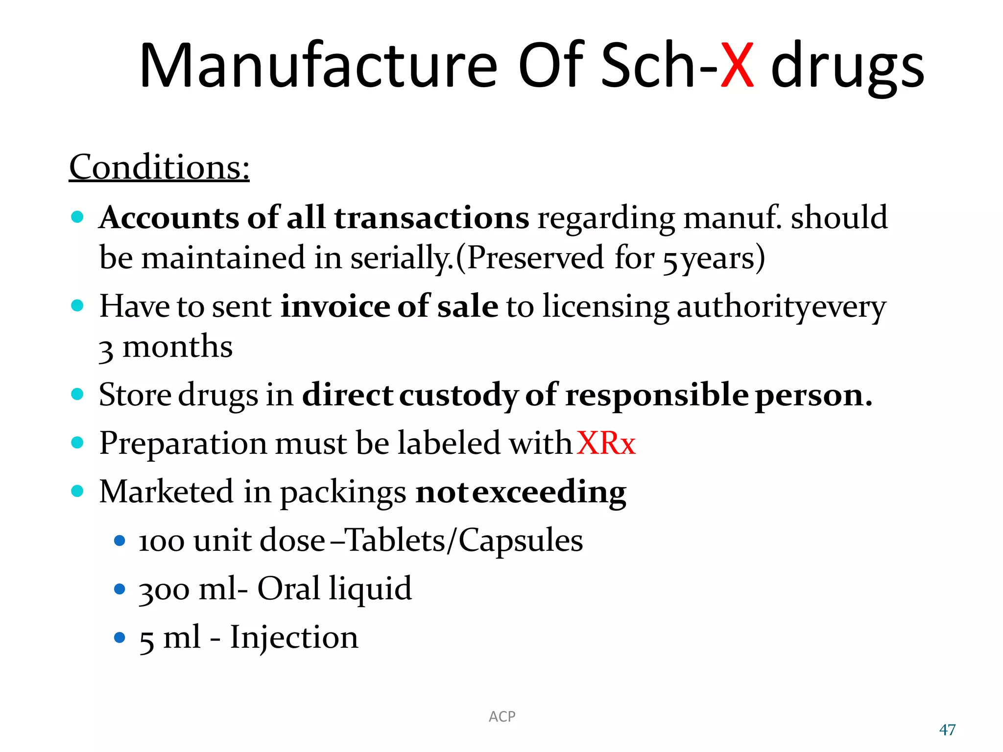 Drugs and cosmetics act 1940 and rules 1945 | PDF