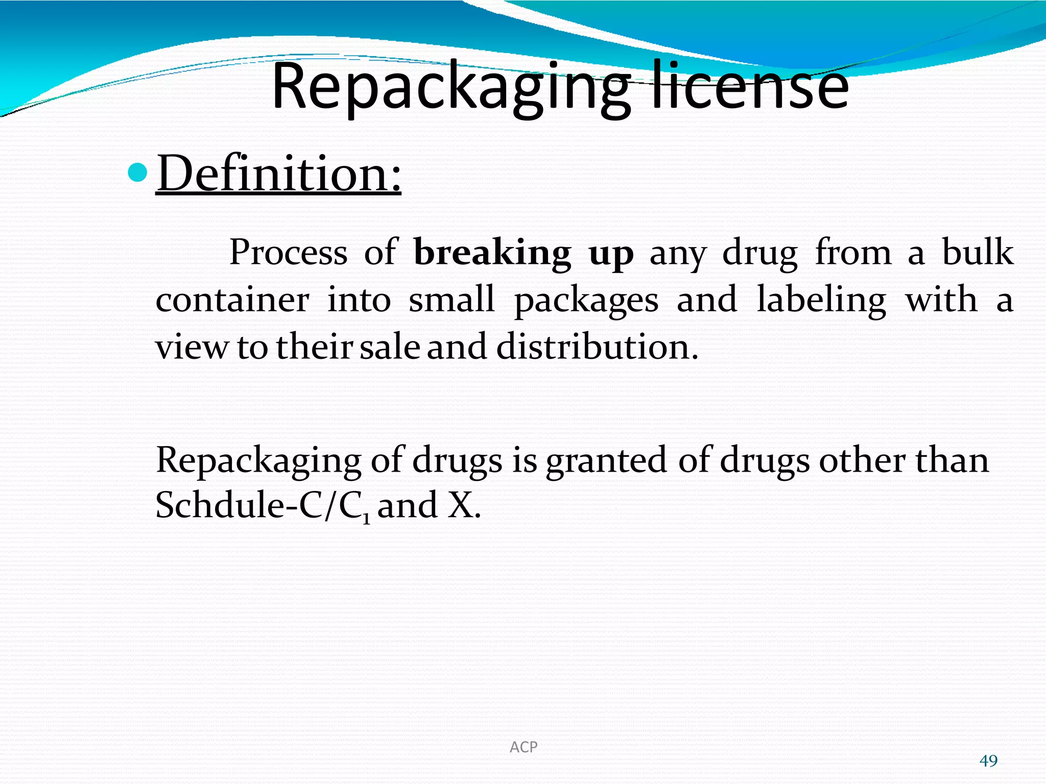 Drugs and cosmetics act 1940 and rules 1945 | PDF