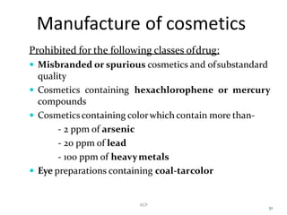 Drugs and cosmetics act 1940 and rules 1945 | PDF