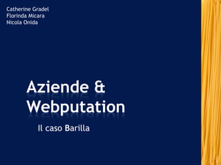 Web marketing e Web reputation - il caso Barilla | PPTX | Marketing and ...