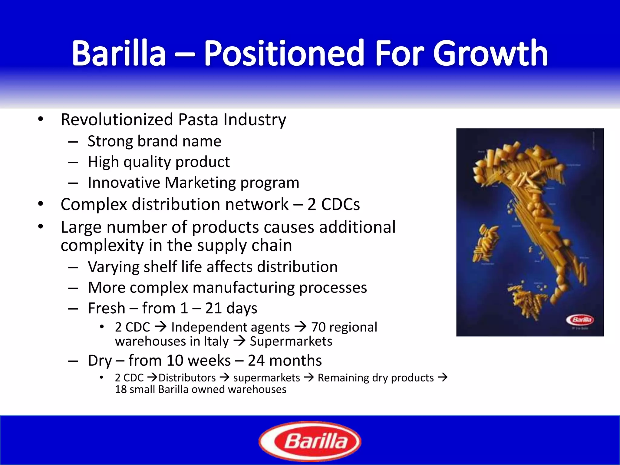Barilla supply chain | PPTX