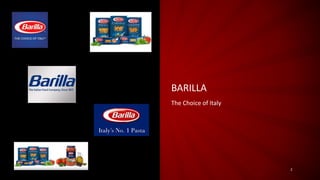 Barilla crisis communication presentation pp | PPTX
