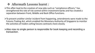 Barings bank collapse | PPTX