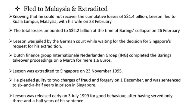 Barings bank collapse | PPTX