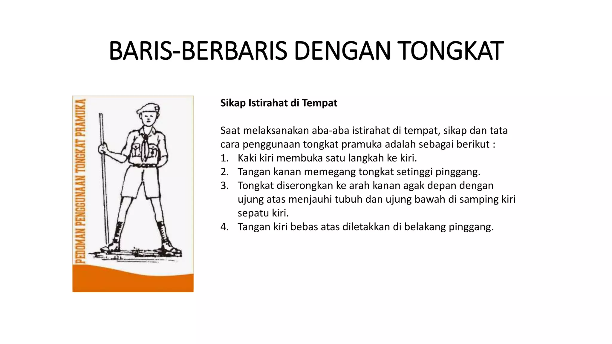 Materi baris-berbaris Pramuka | PPTX