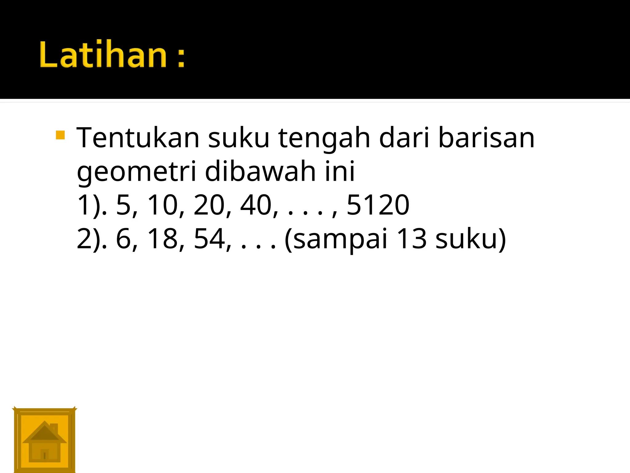 materi barisan dan deret geometri power point | PPT