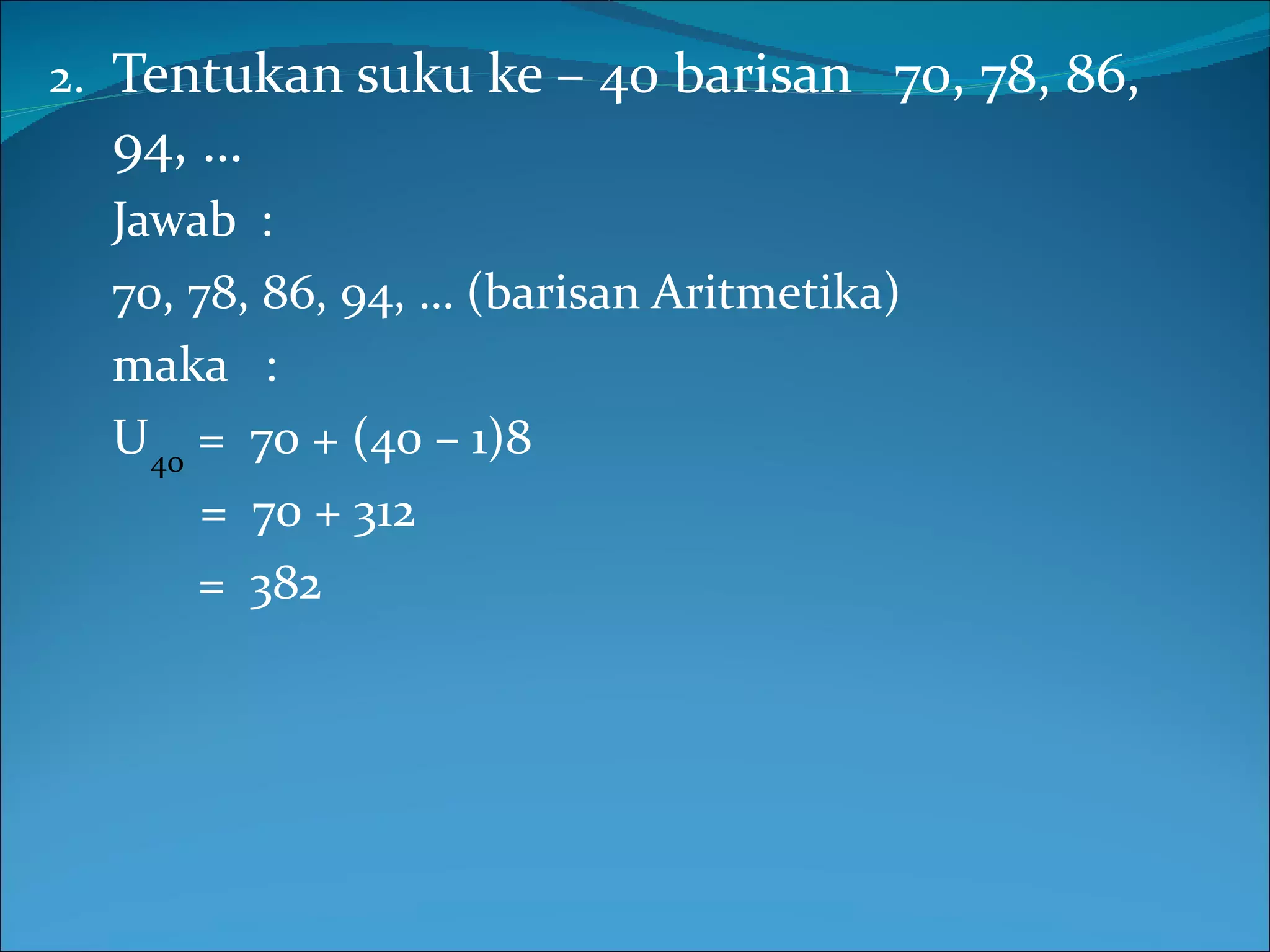 Barisan aritmetika 03 | PPT