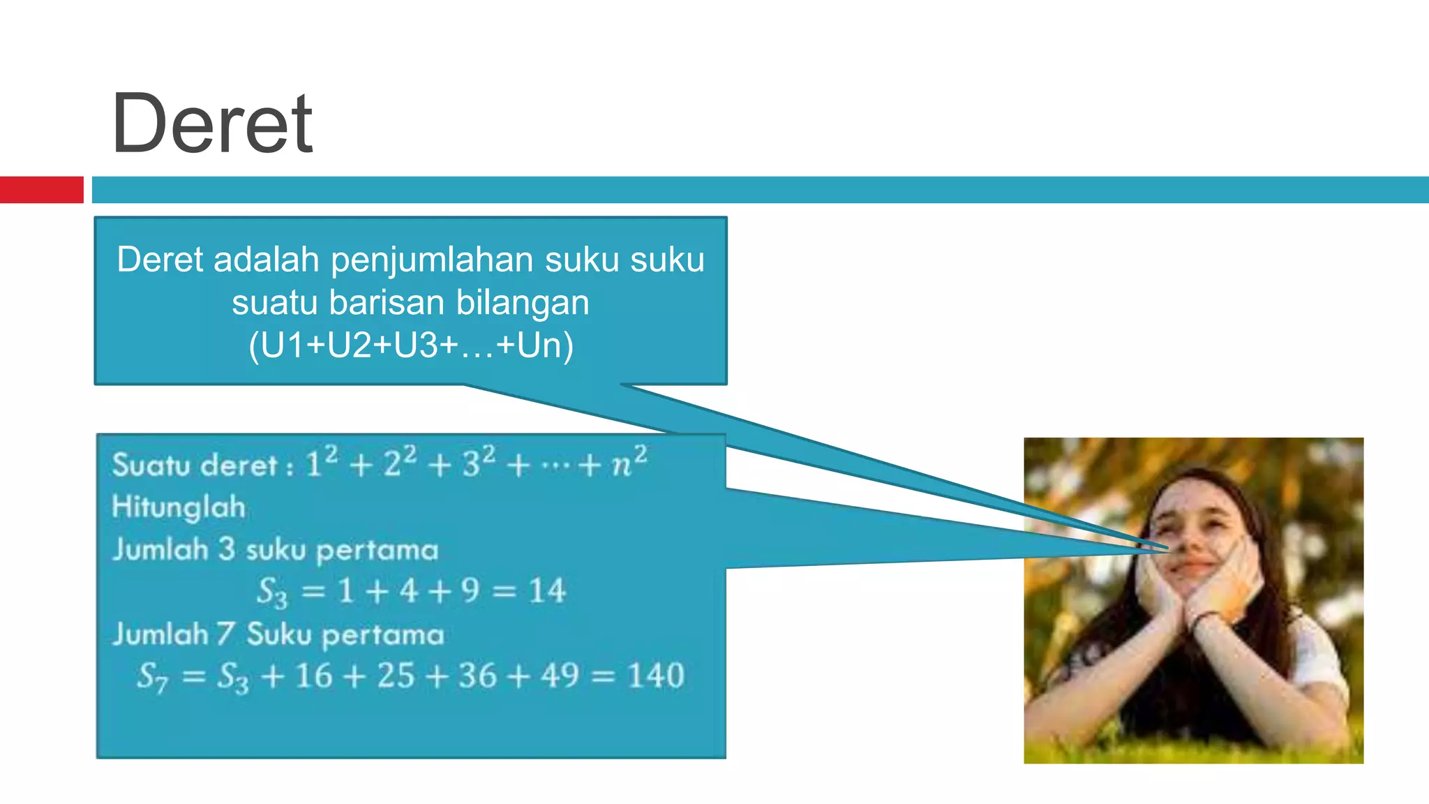 Barisan bilangan, pola bilangan dan deret | PPTX