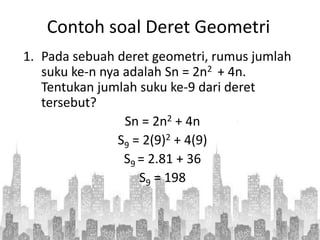 Barisan dan deret | PPTX