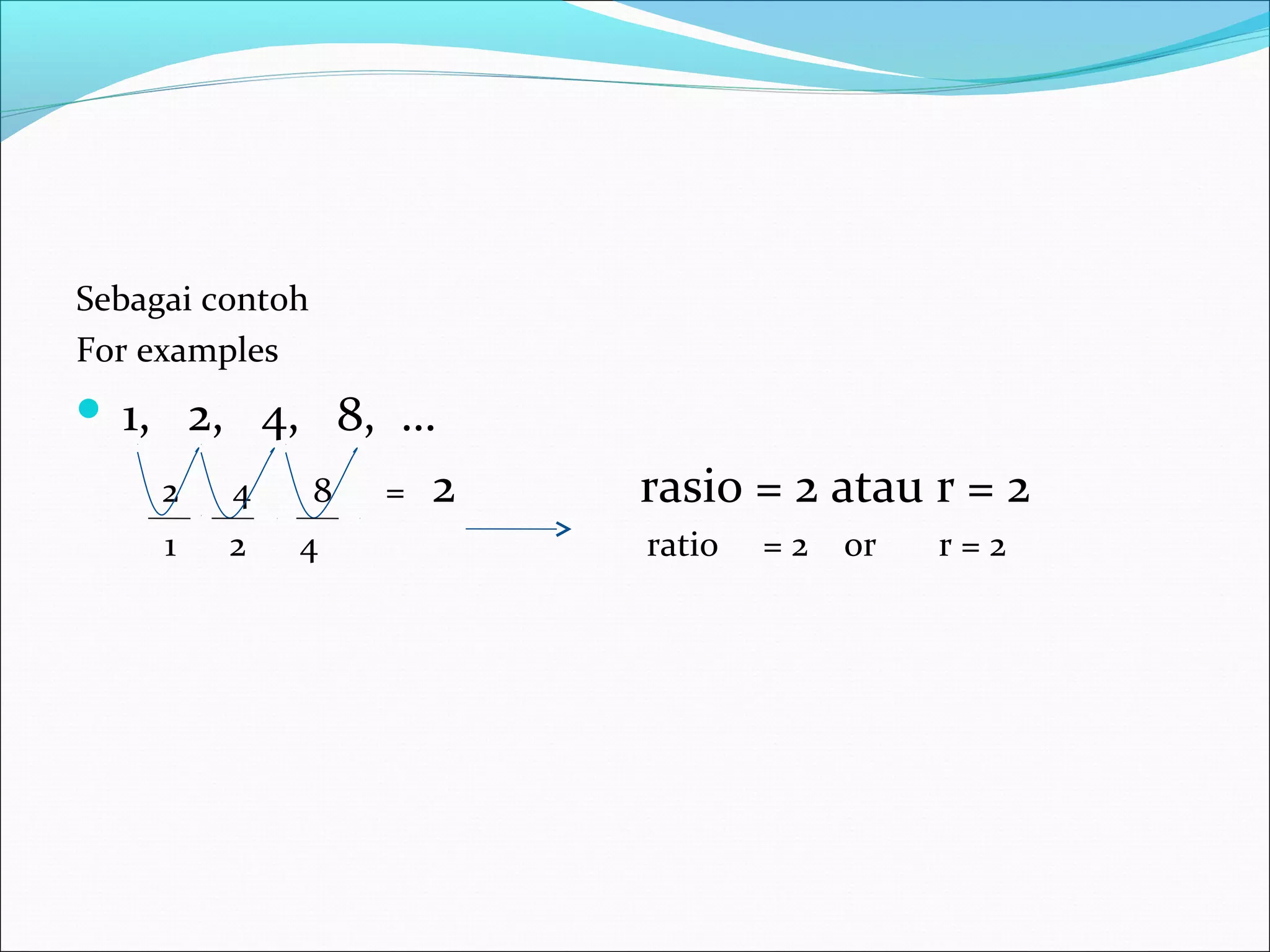 Barisan dan deret geometri | PPT