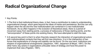 Baris Orak - Institutional Theory | PPTX