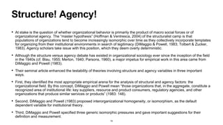 Baris Orak - Institutional Theory | PPTX