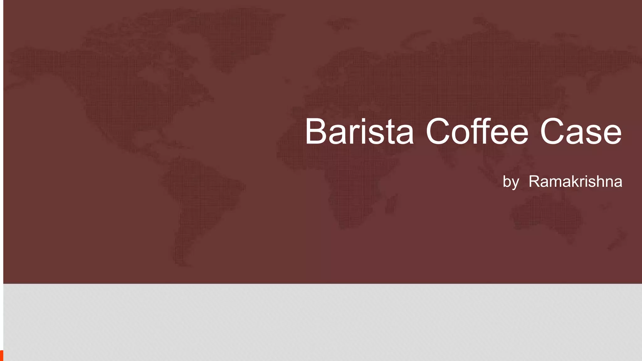 Barista marketing case | PPTX
