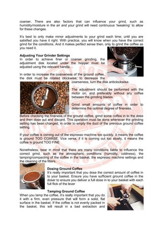 BARISTA NC II - CBLM | PDF