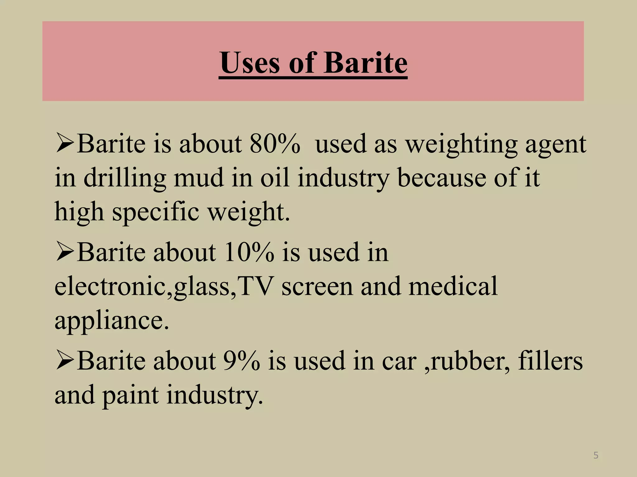 Barite | PPTX