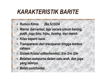 Barite bentonite | PDF