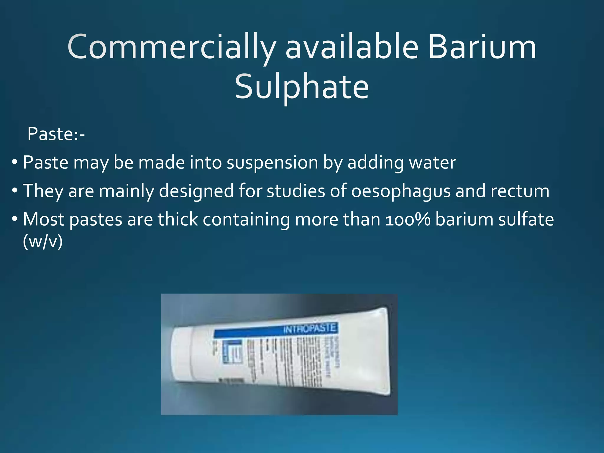 Basics of Barium Imaging | PPTX