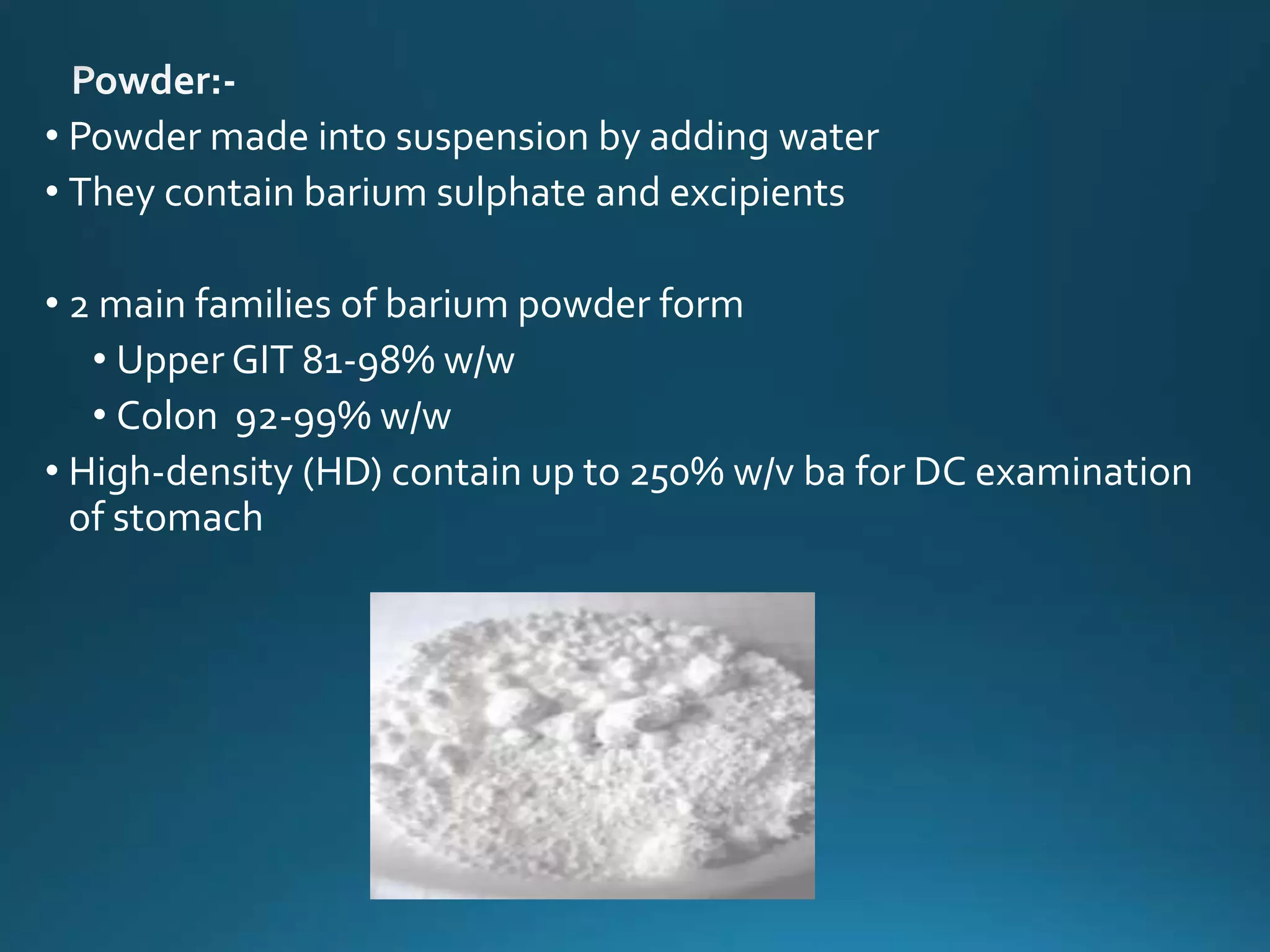 Basics of Barium Imaging | PPTX