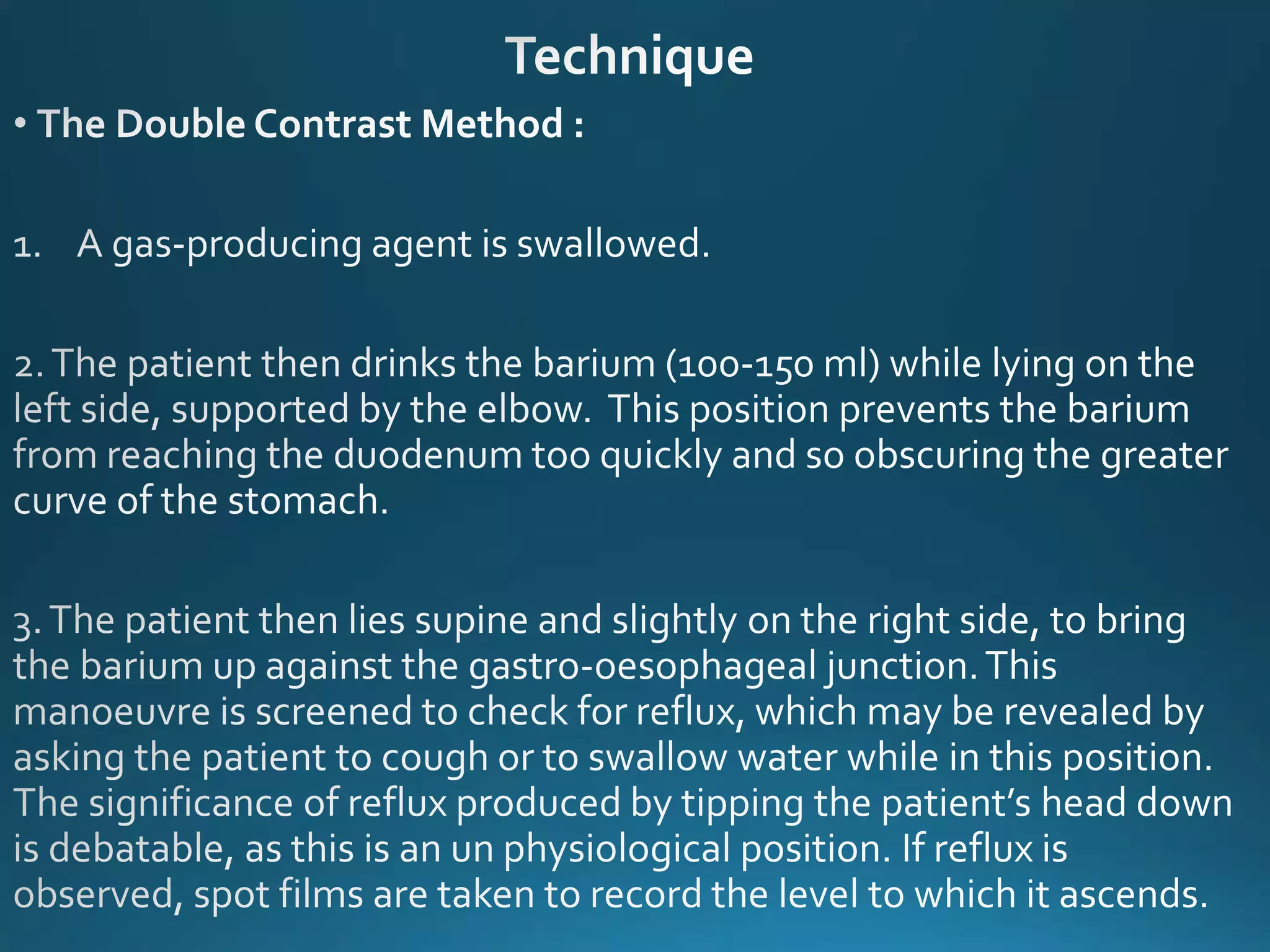Basics of Barium Imaging | PPTX