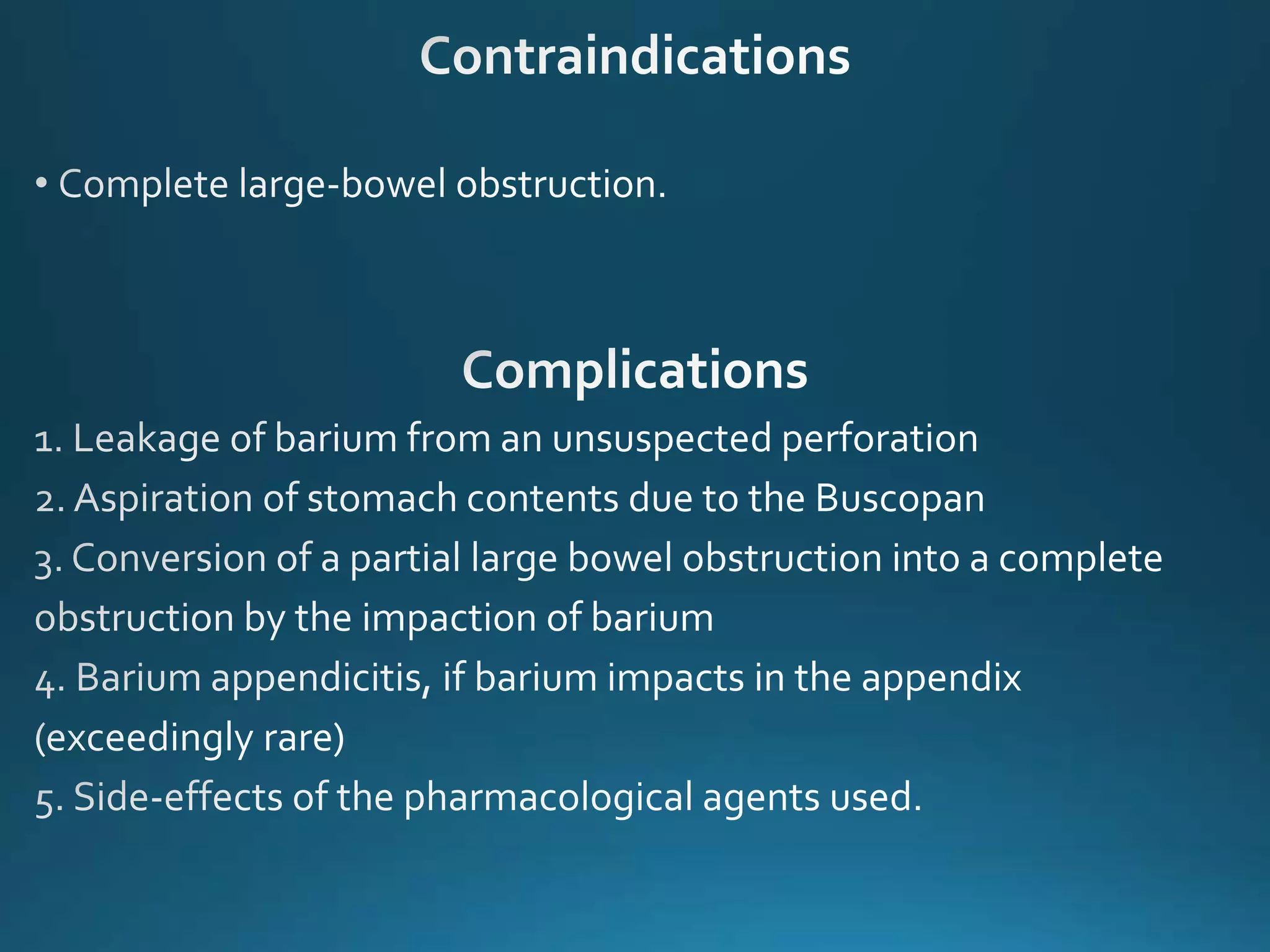 Basics of Barium Imaging | PPTX