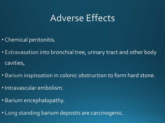 Basics of Barium Imaging | PPTX | Digestive Disorders | Diseases and ...