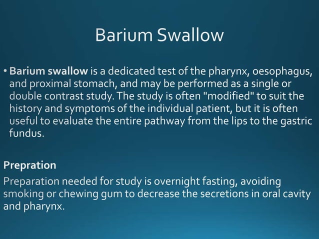 Basics of Barium Imaging | PPTX | Digestive Disorders | Diseases and ...