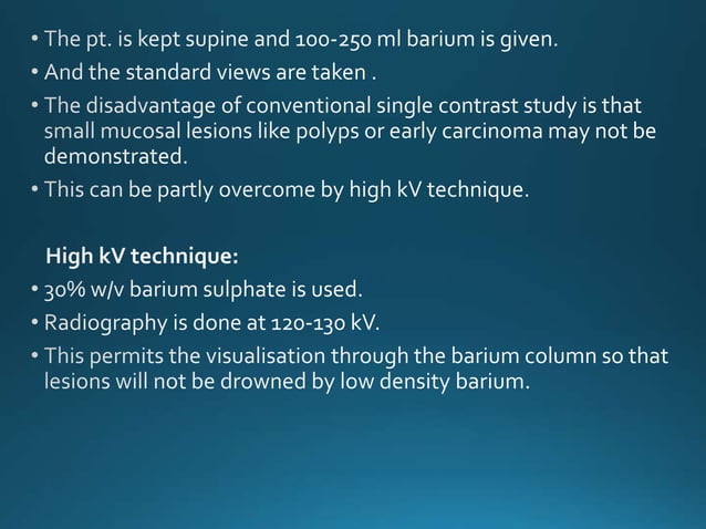 Basics of Barium Imaging | PPTX | Digestive Disorders | Diseases and ...