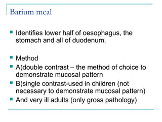 barium-meal-ppt for radiology students and residents | PPT