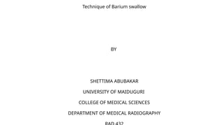 barium contrast radiography procedures of the abdominal colon | PPTX