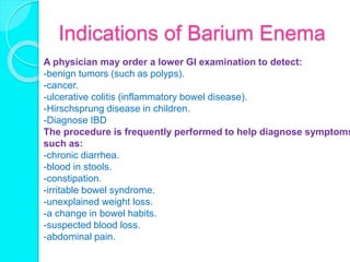 Barium enema | PPTX