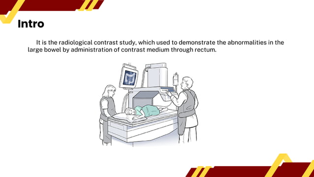 Barium Enema procedure in radiology department | PDF
