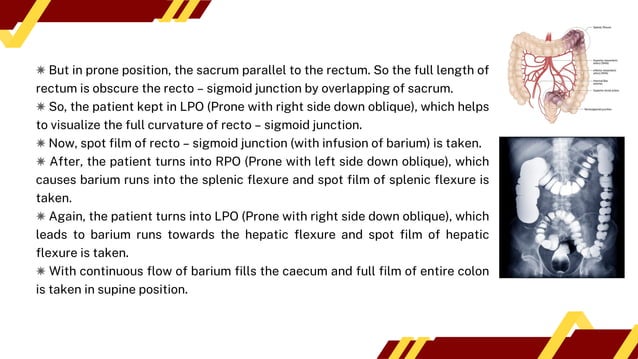 Barium Enema procedure in radiology department | PDF