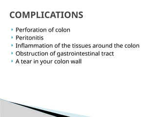 BARIUM ENEMA. PRESENTATION FOR NURSING STUDENTS pptx | PPTX