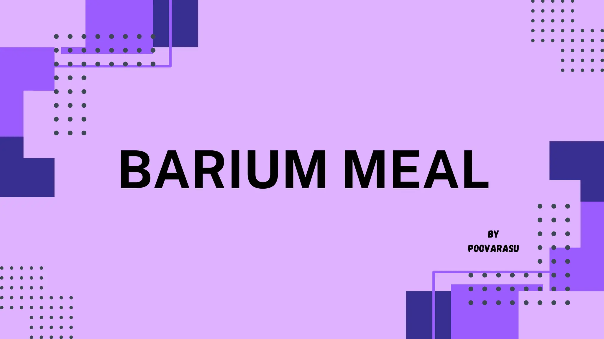 Barium Meal procedure in radiology department | PDF