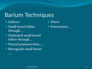 Barium meal follow through | PPTX