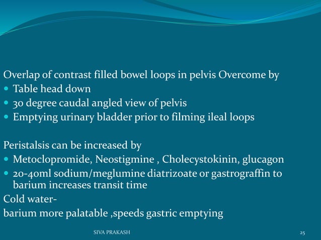 Barium meal follow through | PPTX