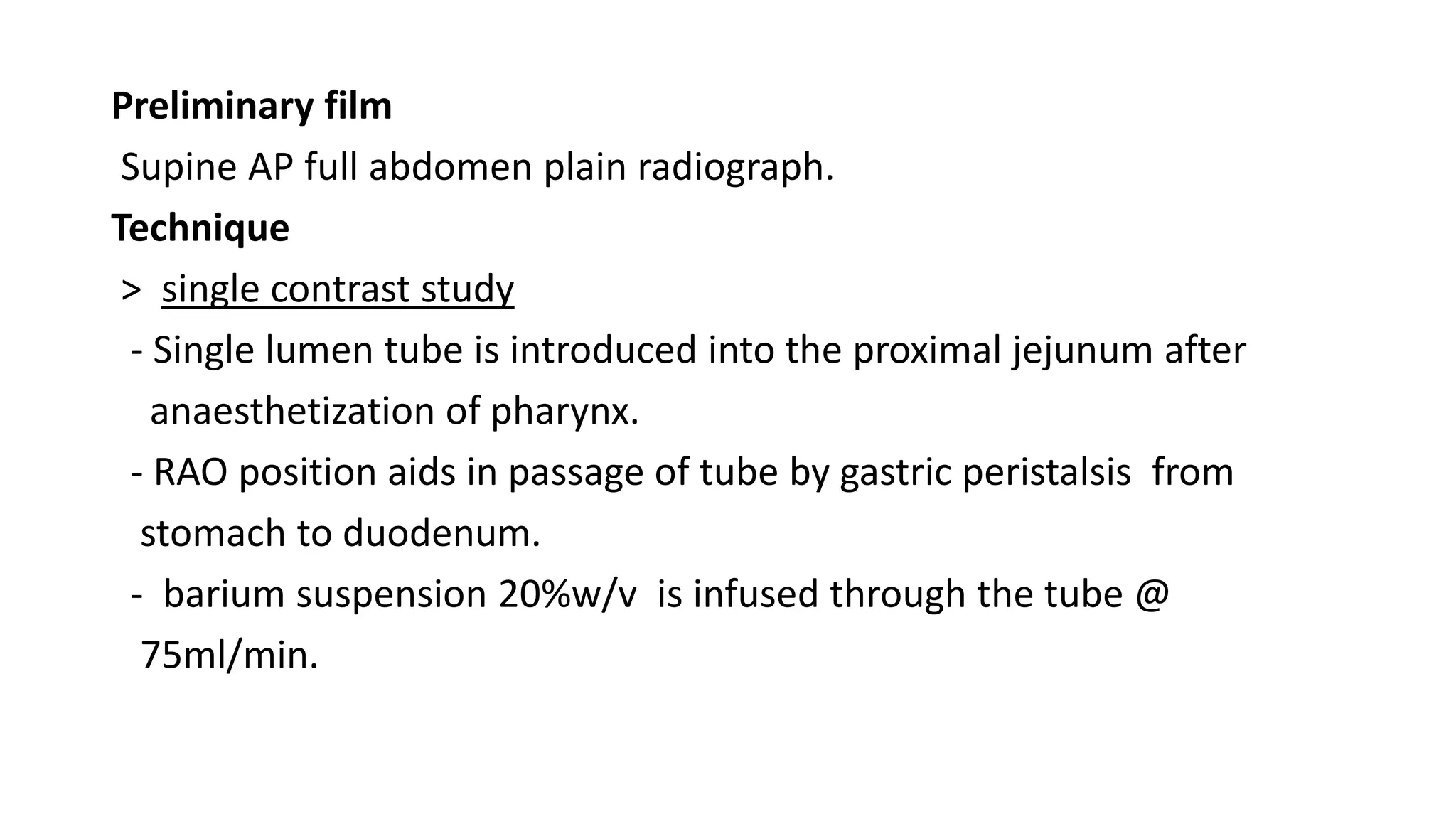Barium meal follow through (BMFT), Enteroclysis and Barium enema (BE ...