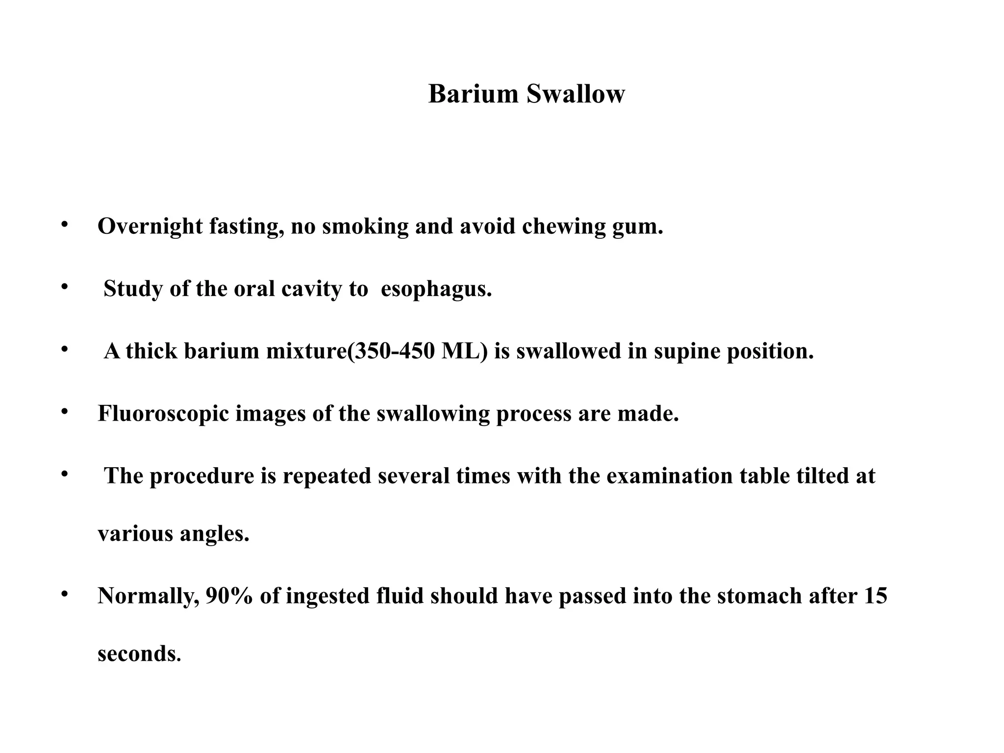 BARIUM meal, follow through. Swallow and precautions | PPTX