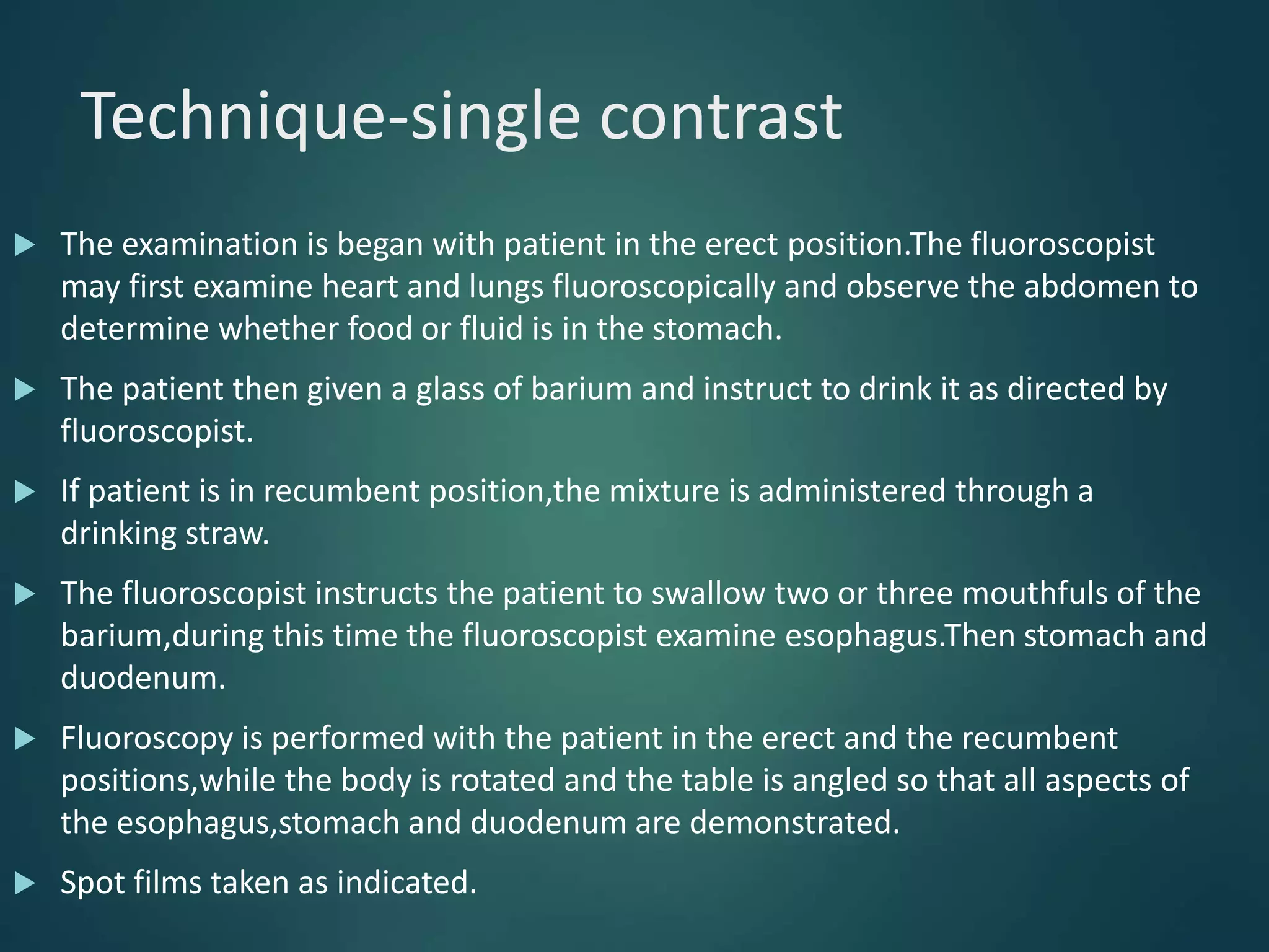 Barium procedures | PPTX