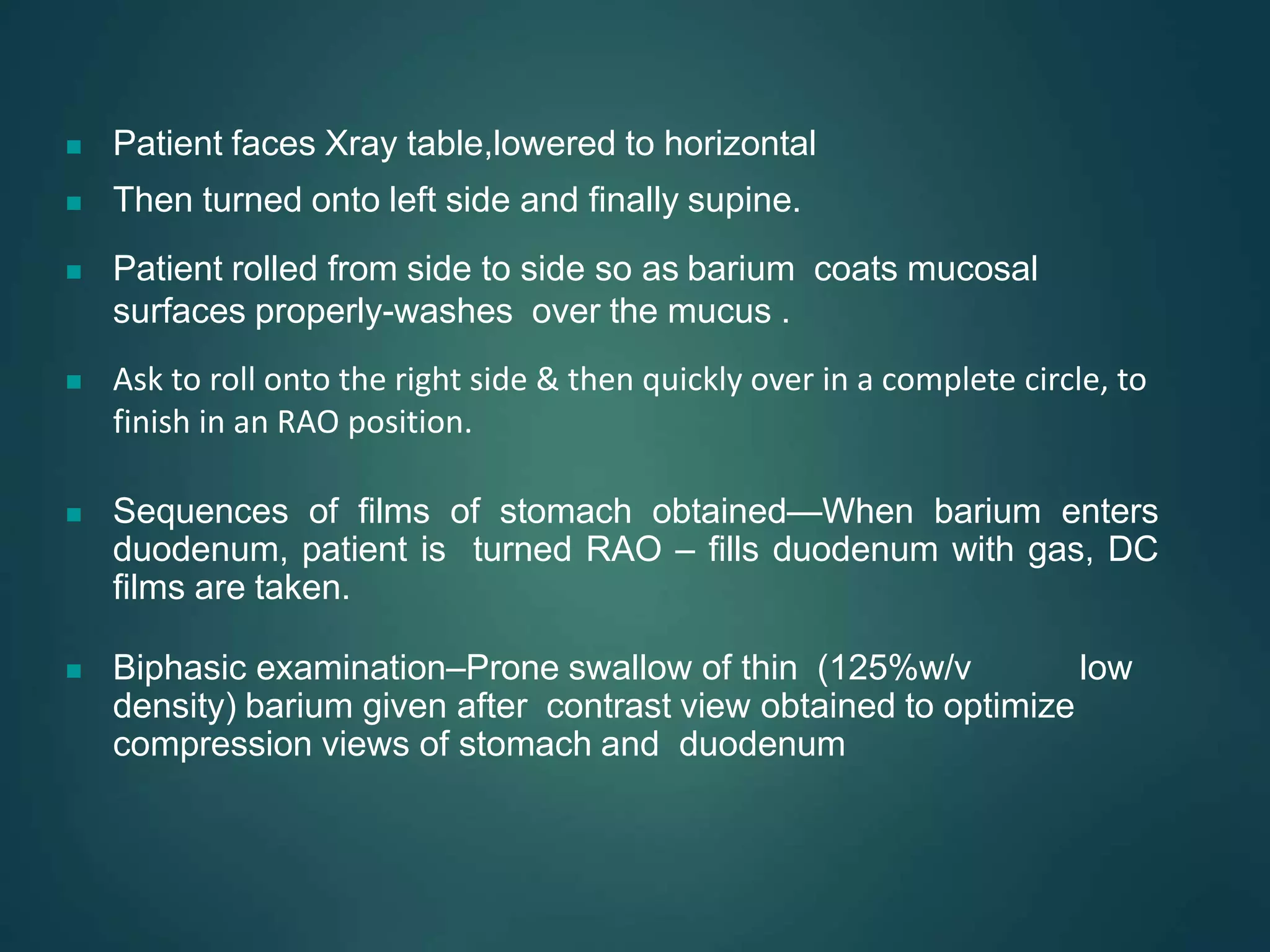 Barium procedures | PPTX
